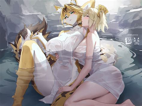 Burnice White And Pulchra Fellini Zenless Zone Zero Drawn By Shadow Cat Yingmiao Danbooru