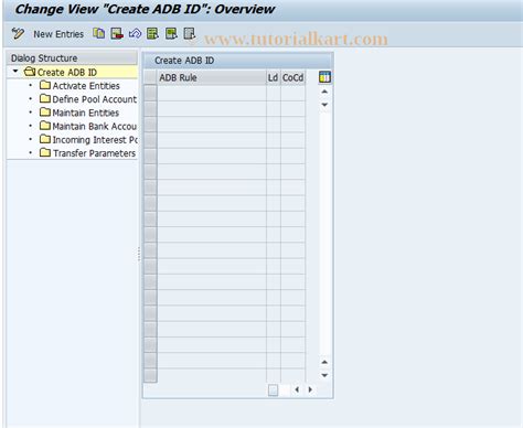 FMADB CUSTOM SAP Tcode Average Daily Balances Customizing