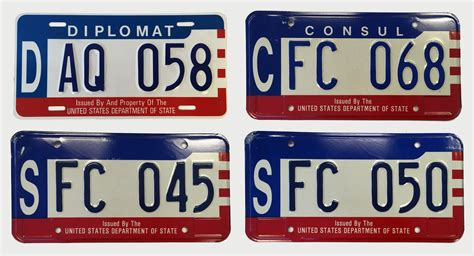 Diplomatic License Plates The National Museum Of American Diplomacy