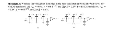 Solved Problem 7 What Are The Voltages At The Nodes In The