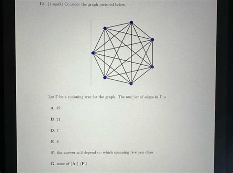 Solved A3 1 Mark Consider The Following Segment Of