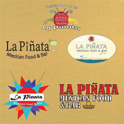 La Pinata Logo Practice Behance
