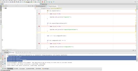 Android Compare Strings Doesnt Work When I Use Syntax Code Equals Equalsignorecase And