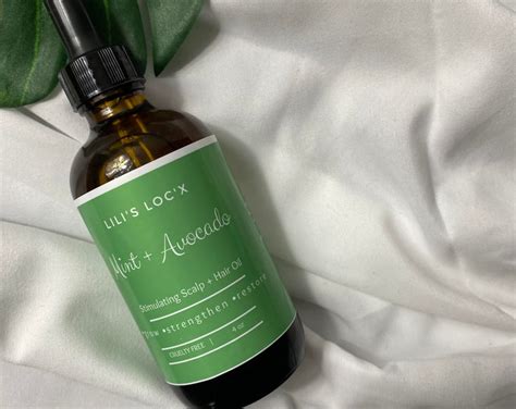 Mint Avocado Stimulating Scalp And Hair Oil Etsy
