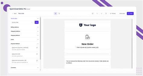Email Customizer For Woocommerce Spark Editor Wordpress Plugin Email Customizer For Woocommerce Spark Editor Wordpress Plugin