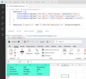 How To Export Table To Csv In Powershell