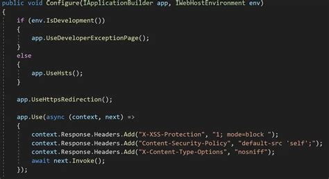 asp core security headers guidelines thecodebuzz