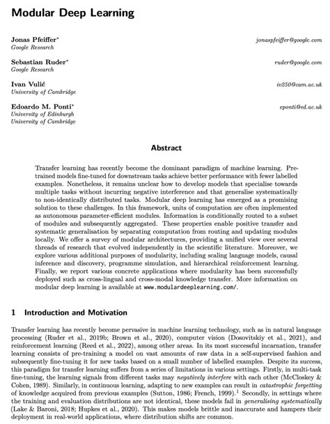 谷歌 深度模块化深度学习 智源社区