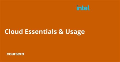 Cloud Essentials And Usage Coursya
