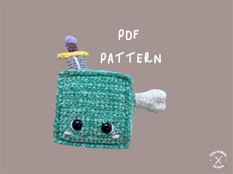 Gelatinous Cube Plushie Crochet Pattern Etsy Gelatinous Cube Plushie Crochet Pattern Etsy