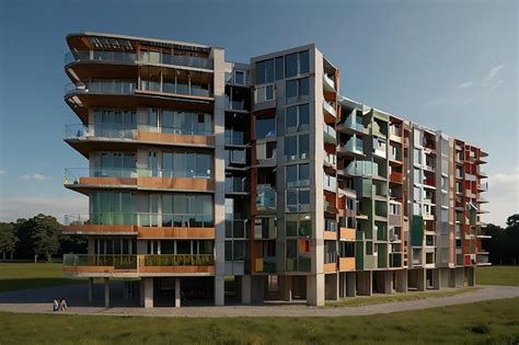 Premium Photo Modular District Adaptive Urban Architecture