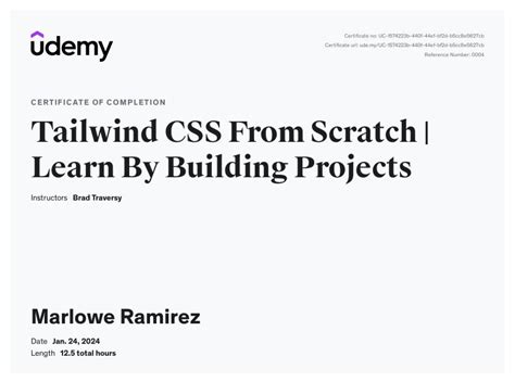 Marlowe Ramirez On Linkedin Tailwindcss Webdevelopment Certificationachieved