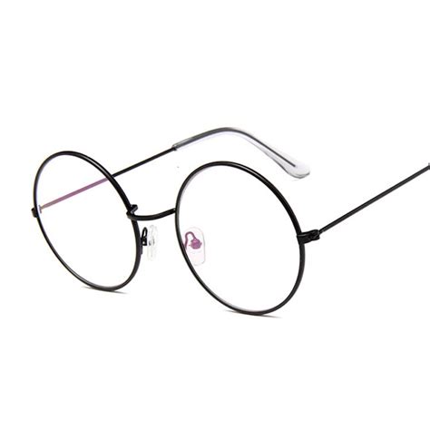 Gafas Redondas Vintage Para Mujer Montura De Meta Grandado