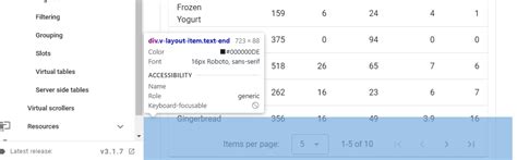 [documentation] unknown footer which prevents interaction in v3 docs