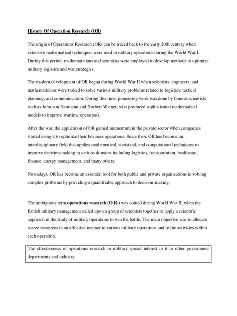 Operation Research Download Free Pdf Mathematical Optimization Linear Programming Operation Research Download Free Pdf Mathematical Optimization Linear Programming