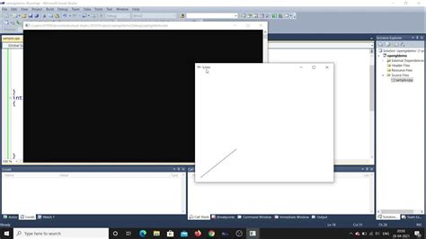 Opengl Tutorial Drawing Primitives Lines Opengl In C With The Glut Library Youtube
