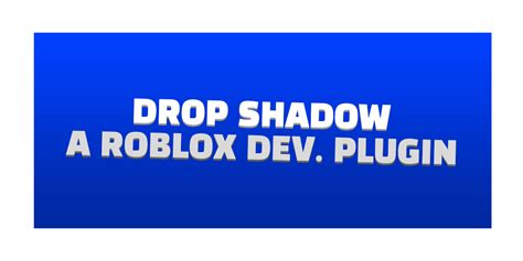 Github 1alexdevdropshadow ⚡ Fast And Simple To Use Plugin To Add Drop Shadows To Roblox Guis