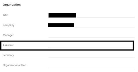 How To Showmodify Assistant Field Adaxes Qanda