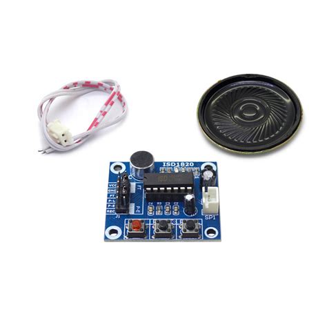 Módulo Gravador De Voz E Player Com Alto Falante Compatível Com Arduino Isd1820 Gc 131 Mcp