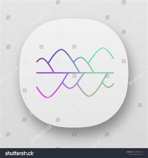 Music Frequency Level App Icon Uiux Stock Vector Royalty Free