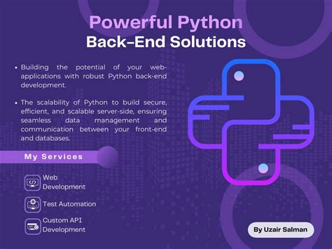 Powerful Python Back End Solution Upwork