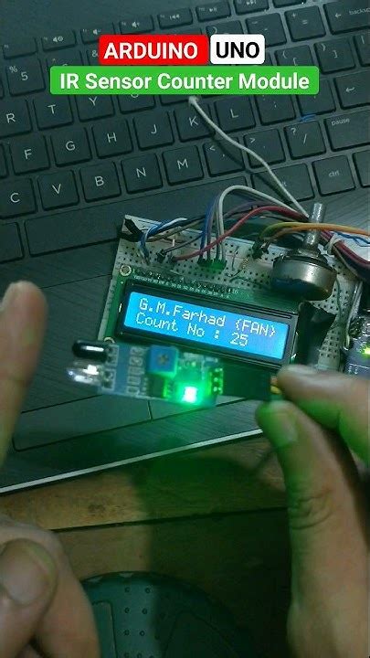Ir Sensor Counter Using Arduino Uno Irsensor Arduino Counter
