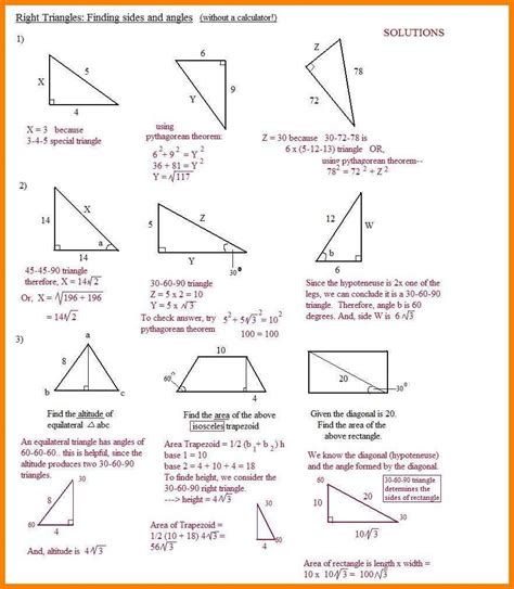 Solving Overlapping Triangles Proofs Free Worksheet With Detailed Answers