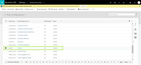 Post Notification Configuration Dynamics 365 Crm Apps