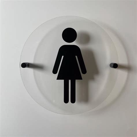 Women Only Bathroom Sign Etsy