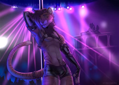 200296 Safe Artistkoulfardreamer Big Cat Feline Mammal Tiger Anthro Bottomwear