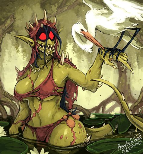 Rule 34 Big Breasts Dettanart Monster Pointy Ears Sharp Fingernails