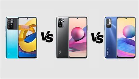 Poco M4 Pro Vs Redmi Note 10s Vs Redmi Note 10 5g Specs Comparison
