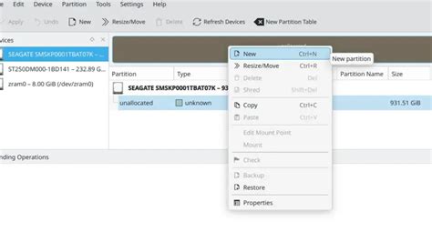 Add Automount Hard Disk In Linux Using Kde Partition Manager
