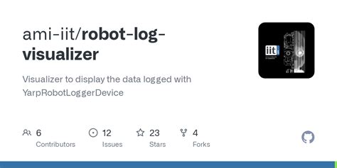 github ami iit robot log visualizer visualizer to display the data logged with