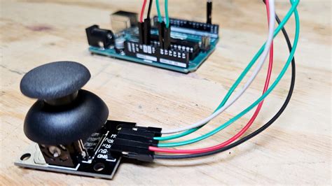 using a joystick module with arduino from wiring to coding