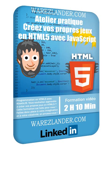 Linkedin Atelier Pratique Créez Vos Propres Jeux En Html5 Avec Javascript Warezlander