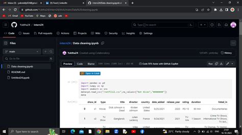 yuktha boggula on linkedin datascience datacleaning analytics python machinelearning