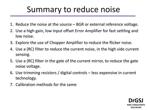 Precision Current Sources Low Noise Current Mirrors PPTX