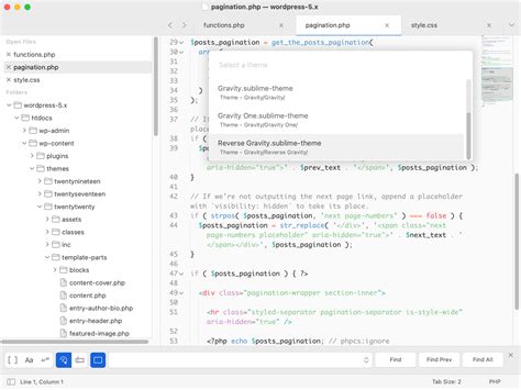 Gravity A Sublime Text Theme For MacOS