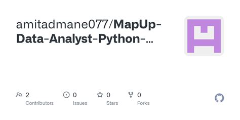 Github Amitadmane077mapup Data Analyst Python And Excel Technical