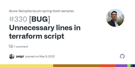 BUG Unnecessary Lines In Terraform Script Issue 330 Azure