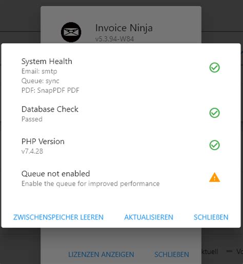 Queue Not Enabled But I Configured Like The Documentation · Issue 7506 · Invoiceninja