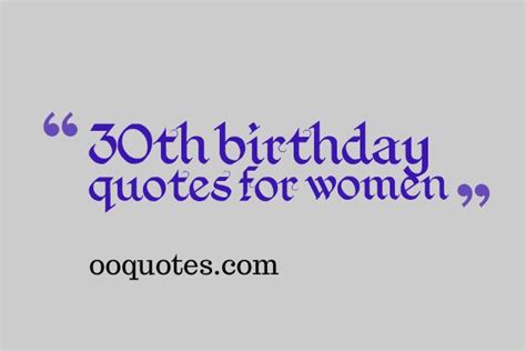 30th Birthday Quotes For Women Quotesgram