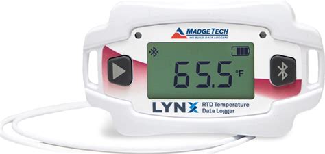 MadgeTech LynxPro RTD Bluetooth Remote Temperature Datalogger Inch RTD Probe Included