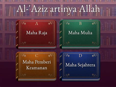 Remidial Berakhlak Dengan Asmaul Husna Quiz
