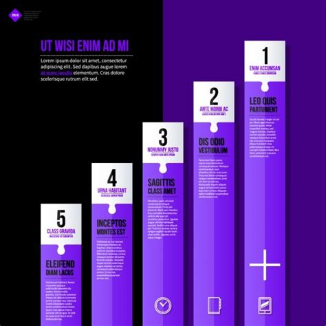 Free Vector Infographic Bar Chart Template