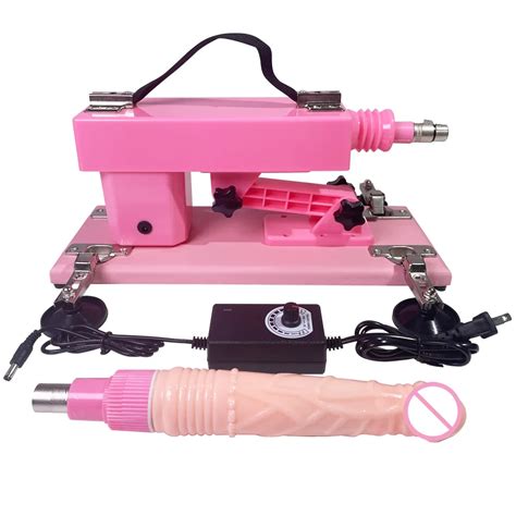 Pinkzoom Women Dildo Machine Gun Telescopic Vibration Dildo Vibrator