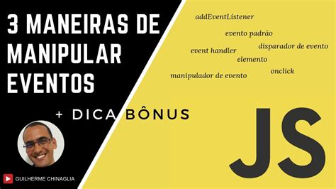 Eventos No Javascript Youtube