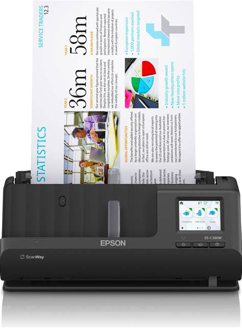 Epson Es C W Adf Sheet Fed Scanner X Dpi A Blac Pris