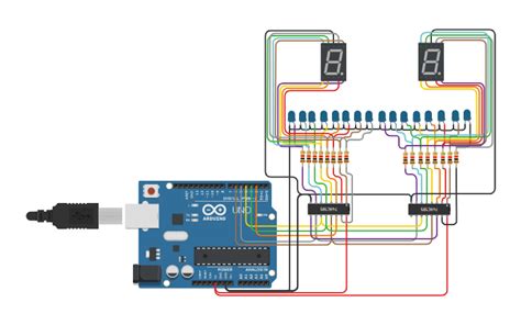 Circuit Design Lmeiii Arduino Shift Register Tinkercad
